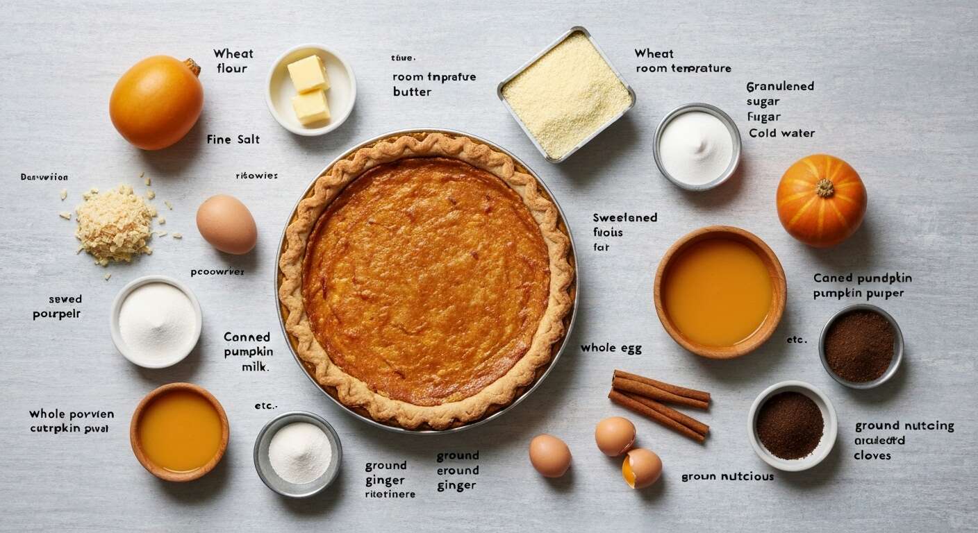 Recette Tarte à la Citrouille Épicée (Pumpkin Pie)