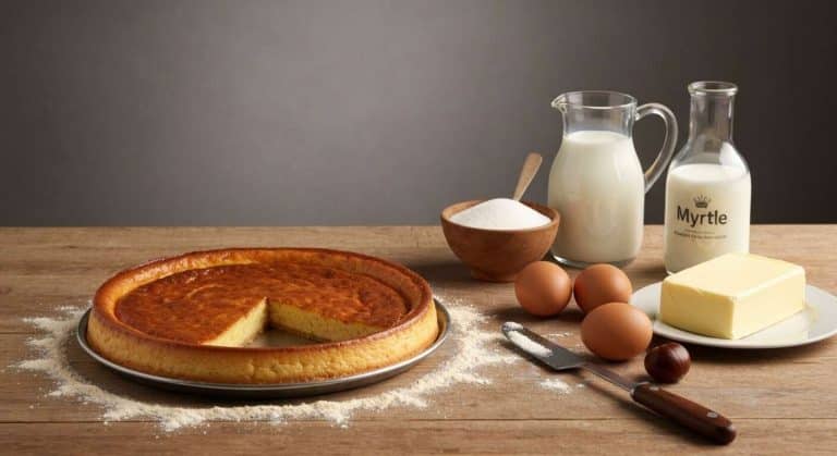 Flan Corse à la Farine de Châtaigne : recette Authentique